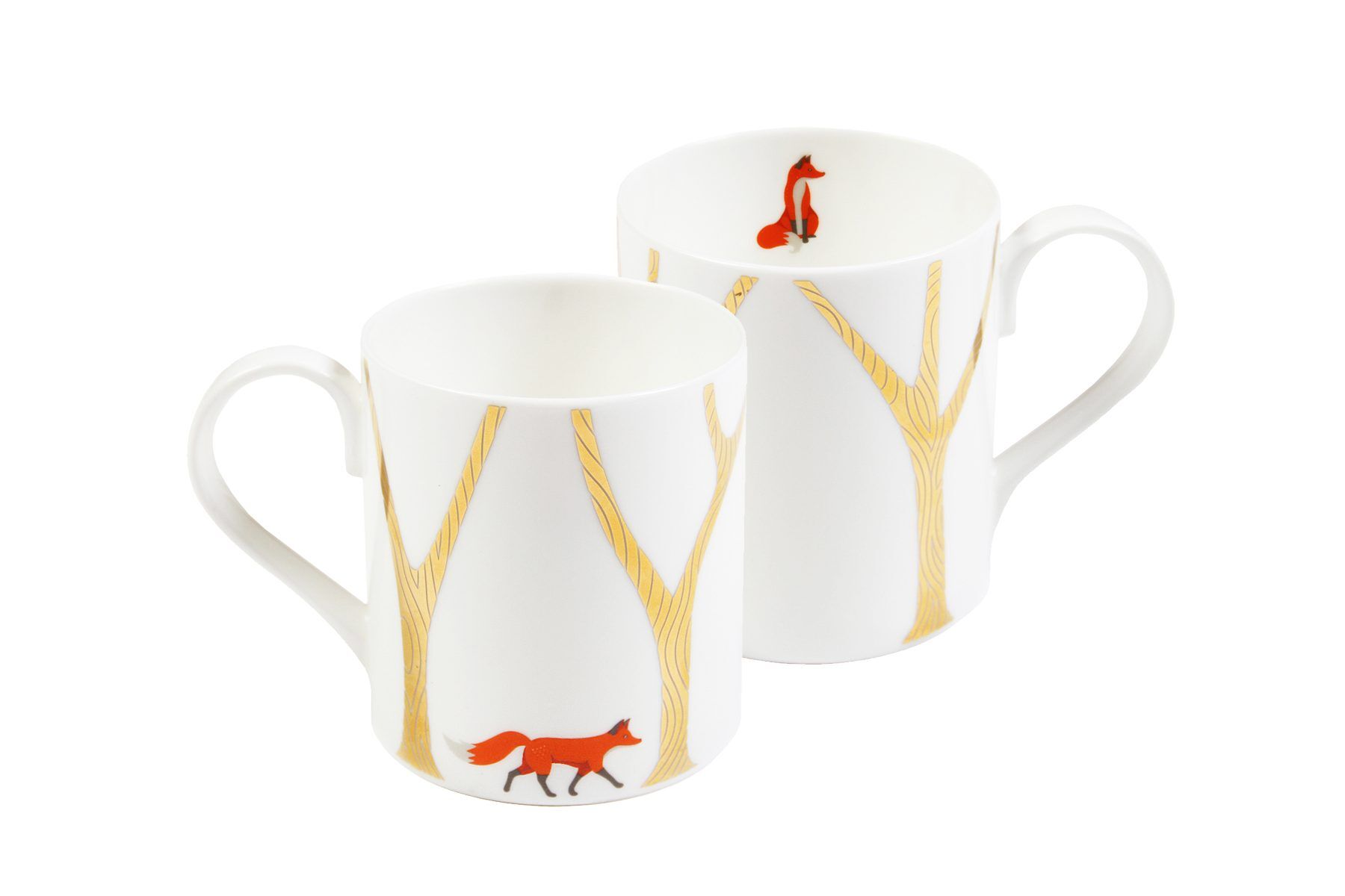 fox shaped mug